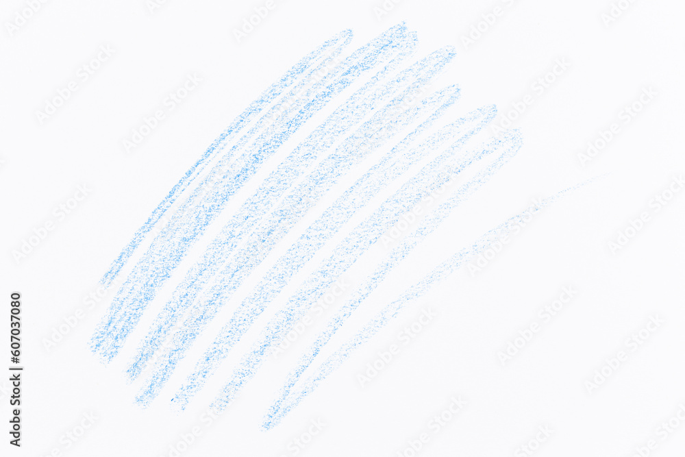 Wax crayon hand drawing blue background Stock Photo | Adobe Stock