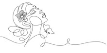 Woman Face Line Art Free Stock Photo - Public Domain Pictures