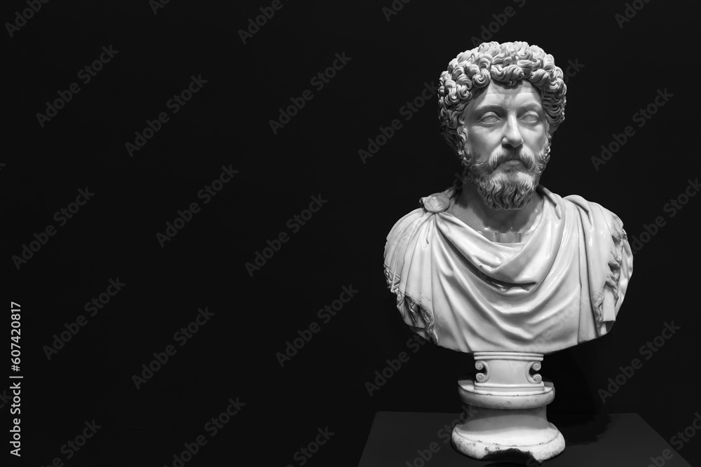Marcus Aurelius, Roman emperor and philosopher of second century AD ...