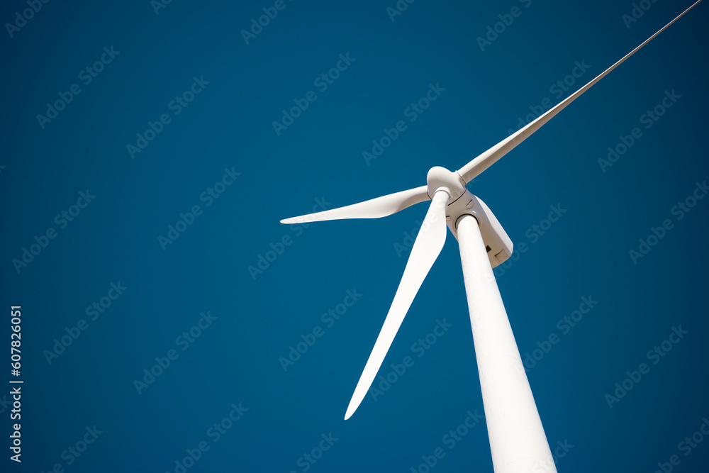 Wind turbine generator for sustainable electricity production Stock ...