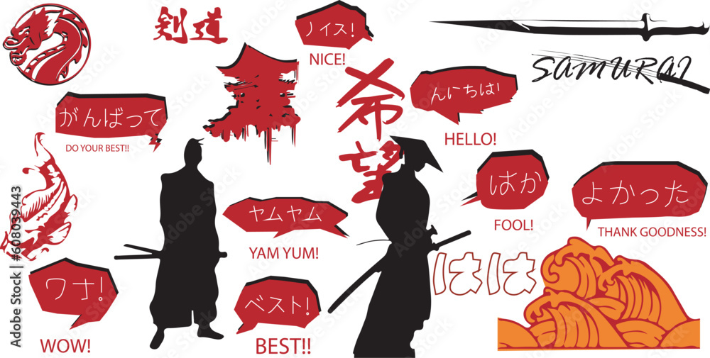 Retro futuristic, rave trip elements set. Acid geometric shapes style ...