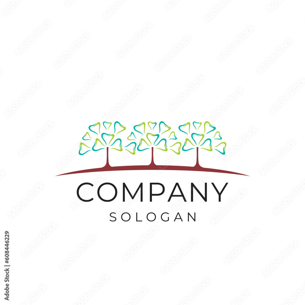 Dental logo health care tree nature medical logo design vector template ...