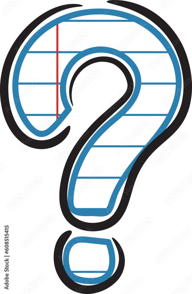 Punctuation Question Mark, a symbol alphabet conjunction Stock Vector ...