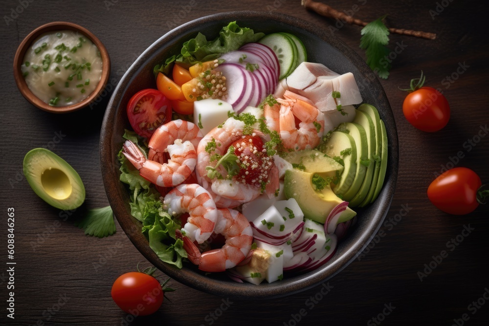 Ceviche from Peru food photography - made with Generative AI tools ...
