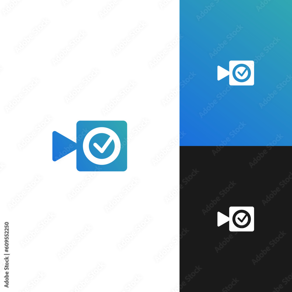 Logo for an ai video editor Stock Vector | Adobe Stock