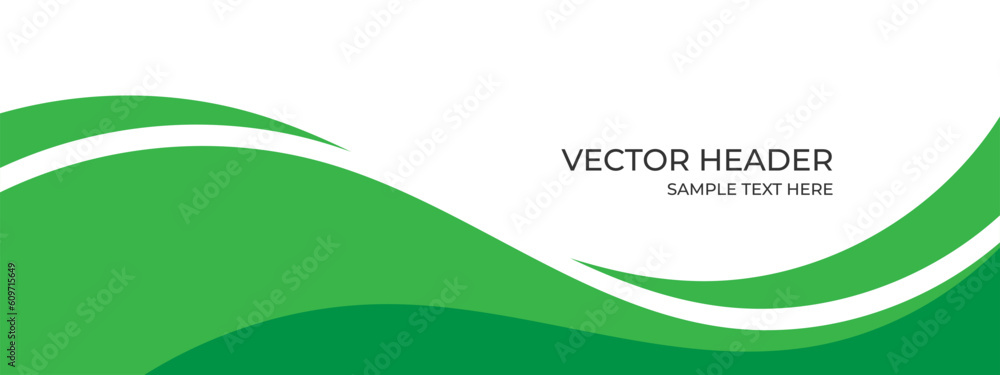 Modern green banner background. Graphic design banner pattern ...