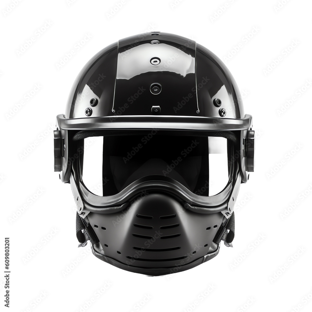 Riot police helmet transparent background Stock Illustration | Adobe Stock