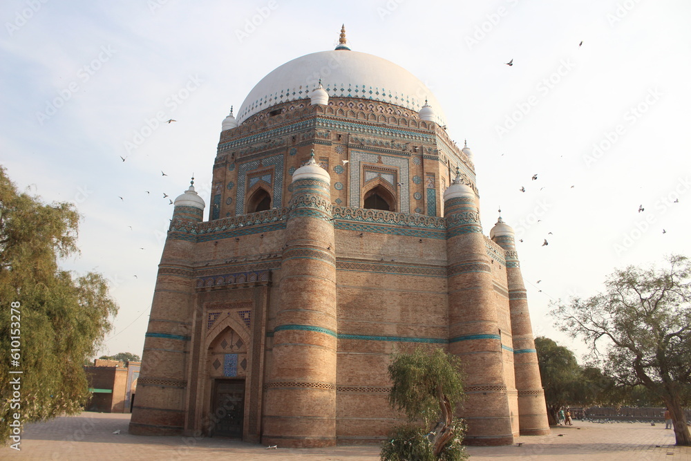 Tomb of Shah Rukn-e-Alam Multan City, Pakistan Stock Photo | Adobe Stock