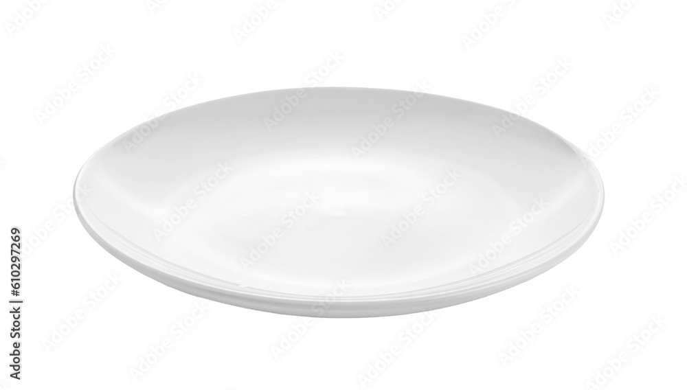 empty plate isolated on transparent png Stock Photo | Adobe Stock