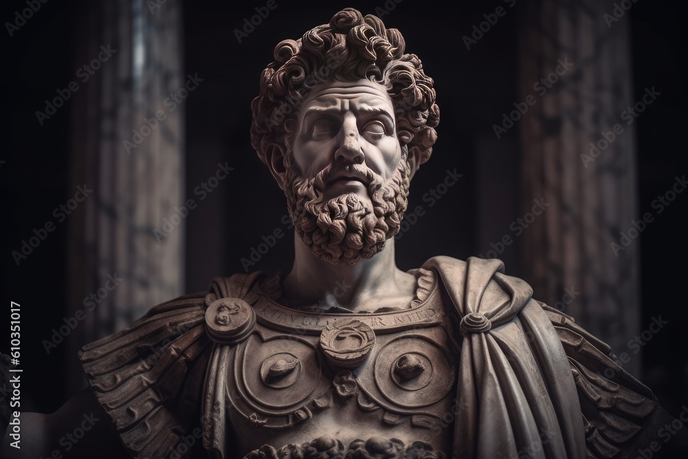 Marcus Aurelius: Stoic philosopher and Roman Emperor, epitomizing ...