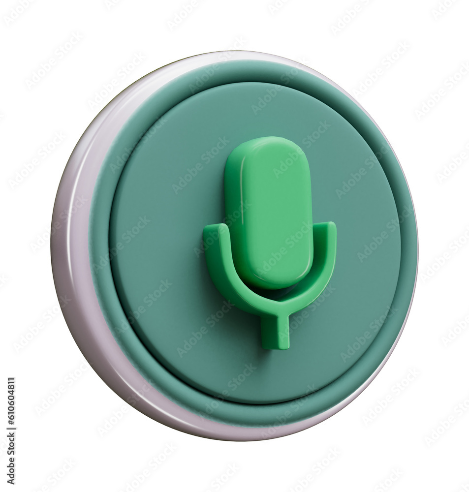 WhatsApp logo 3d social media icon cutout Stock Illustration | Adobe Stock