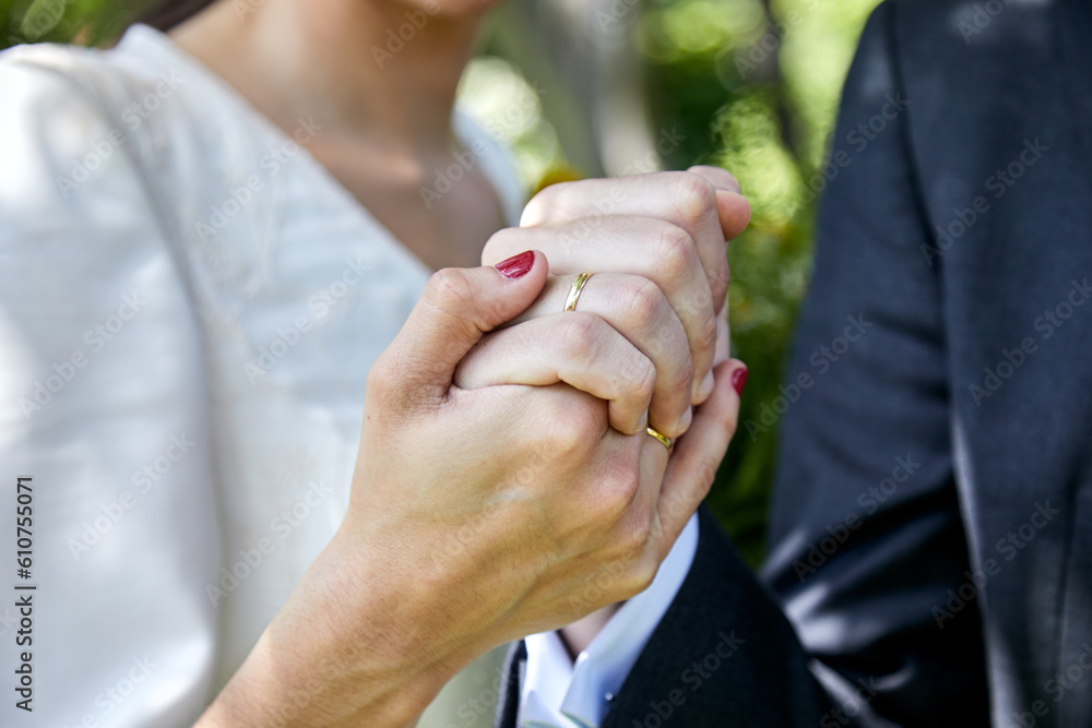 manos, unión, ellos, par, dos, amor, celebración Stock Photo | Adobe Stock
