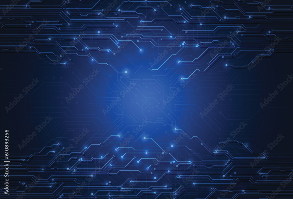 Abstract digital background with technology circuit board texture ...