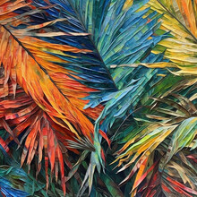 Leaves Abstract Color Layers Free Stock Photo - Public Domain Pictures