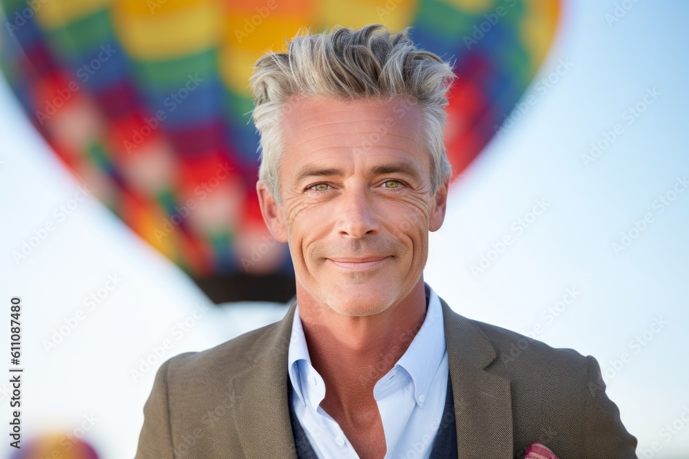 Headshot portrait photography of a glad mature boy wearing a classic ...