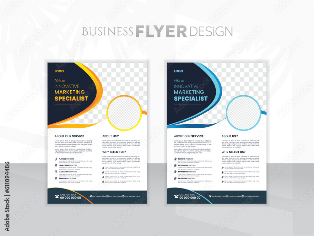 Collection of modern design poster flyer brochure cover layout template ...