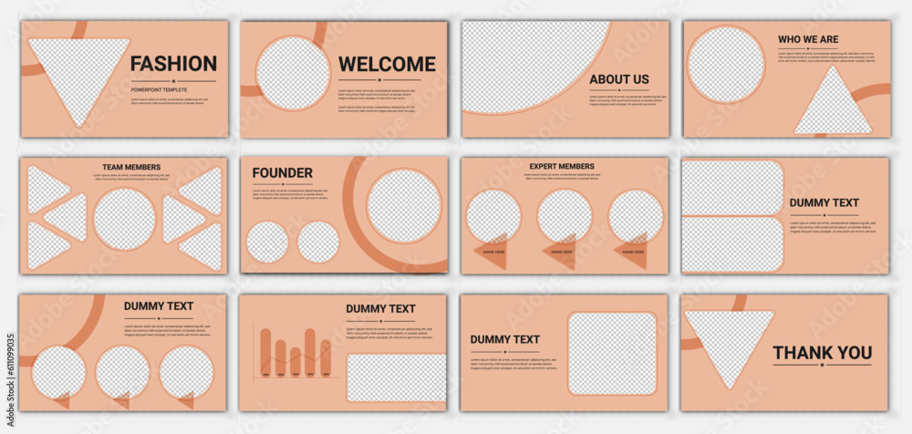 Fashion Brand Onboarding Lookbook Presentation Layout slides template ...