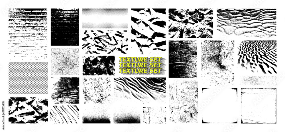 Vector de Stock Different texture for overlay, giving effects for the ...