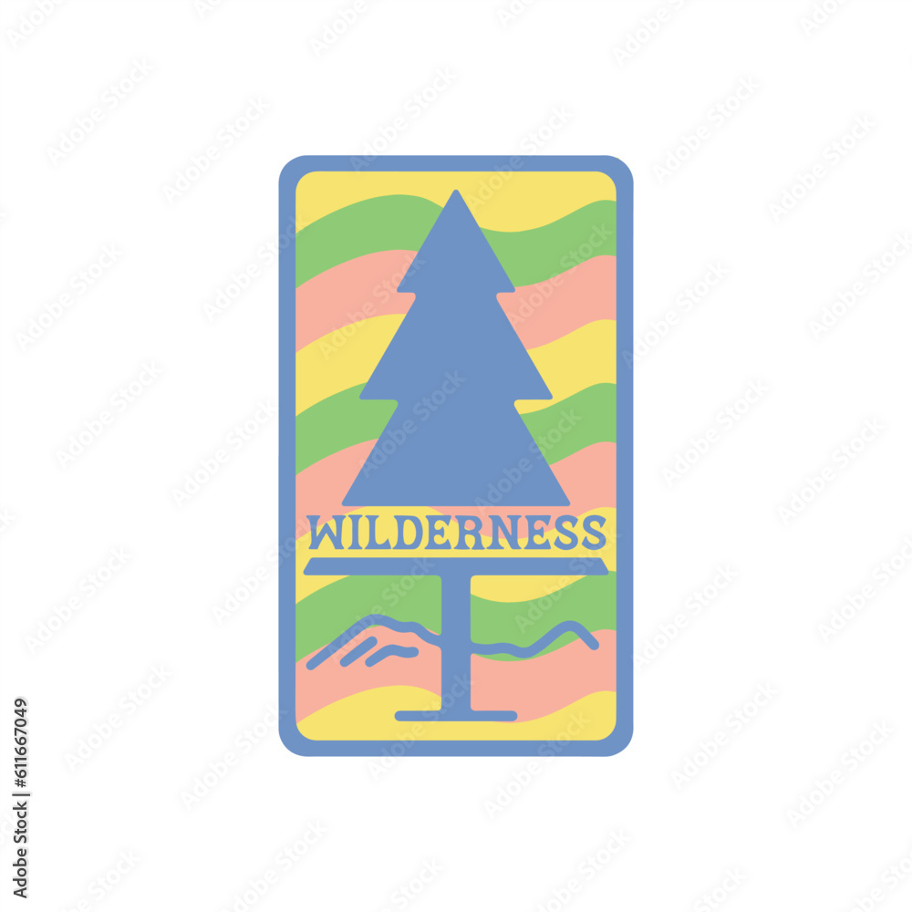 mountain travel emblems. Camping outdoor adventure emblems, badges and ...