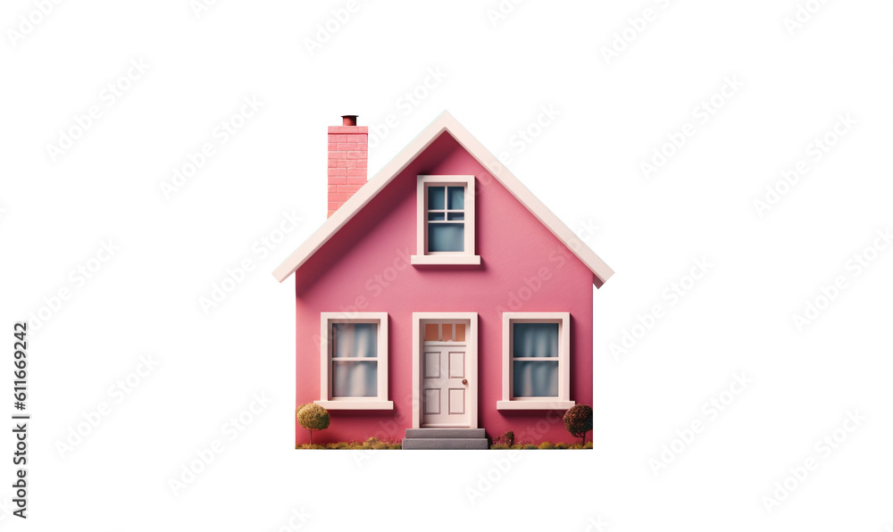 house isolated on white background HD transparent background PNG Stock ...
