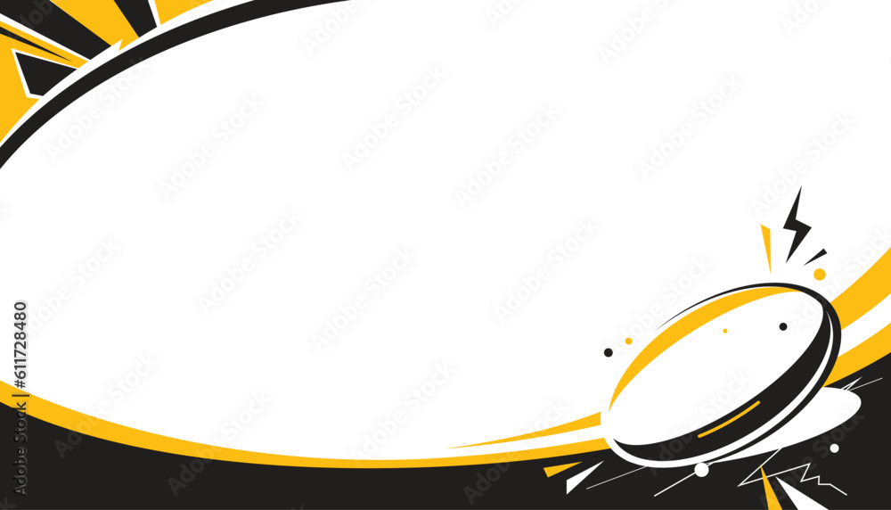 Vector illustration of rugby abstract background design for banner ...