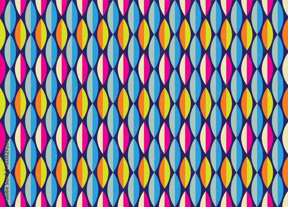 Design for Background, Frame, Border, or Decoration with Persian Ethnic ...