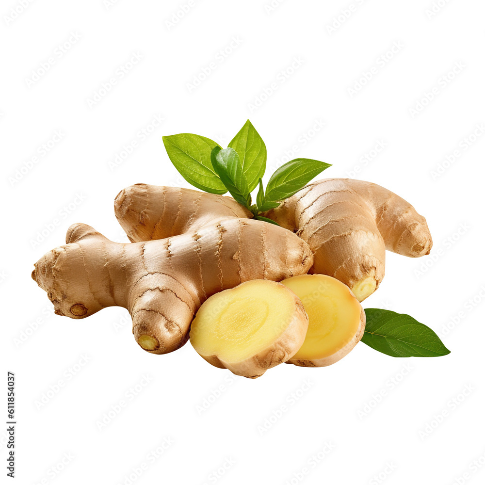 ginger root created with Generative AI Stock Illustration | Adobe Stock