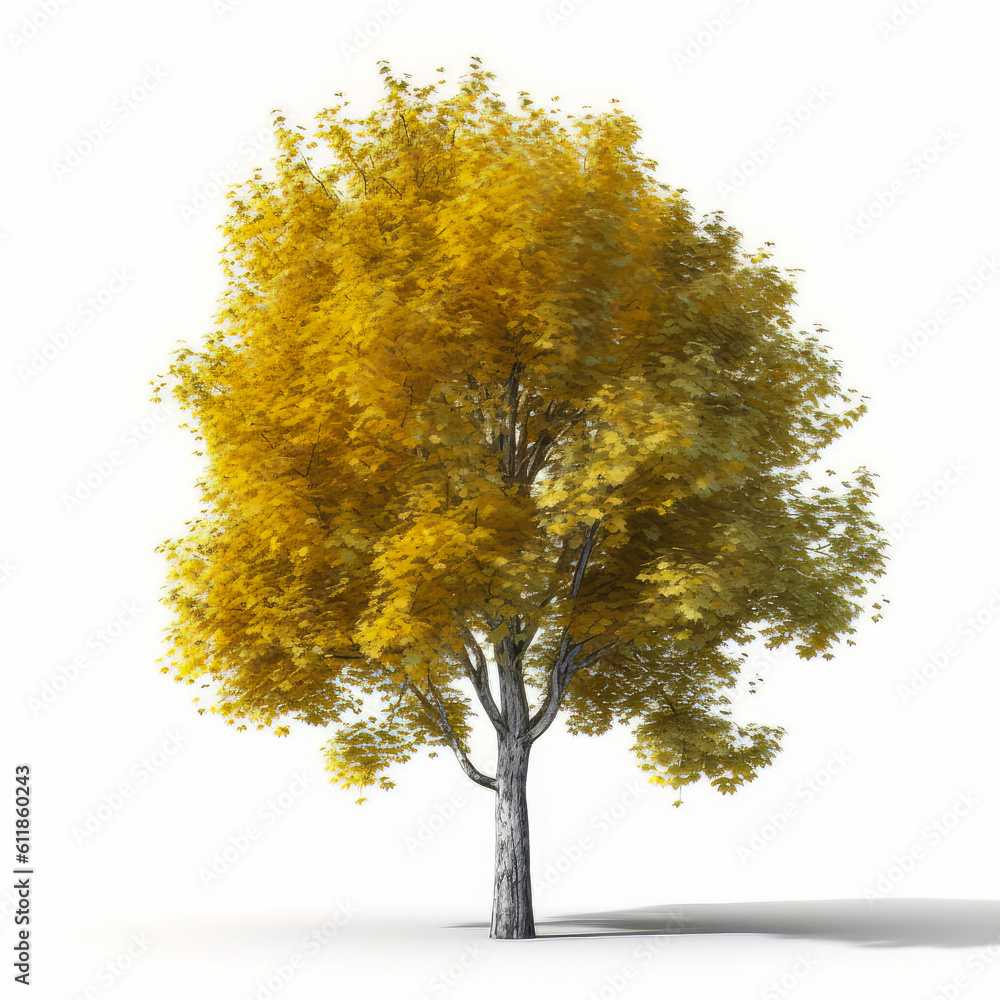 Pando tree isolated on white background, Generative AI Stock ...