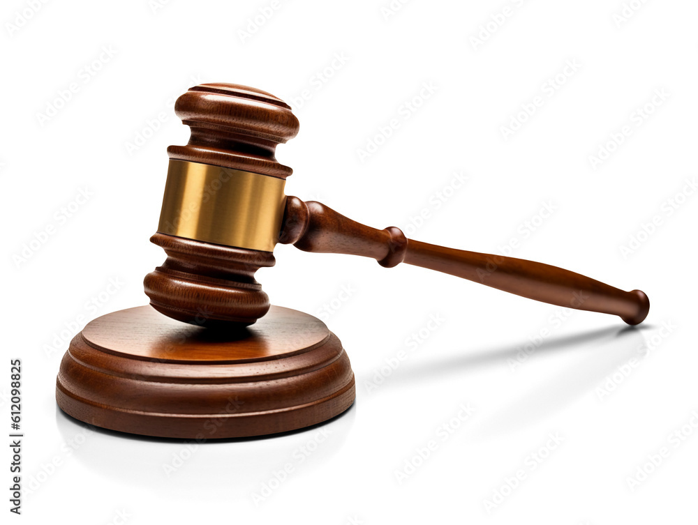 Gavel isolated isolated on transparent or white background, png Stock ...