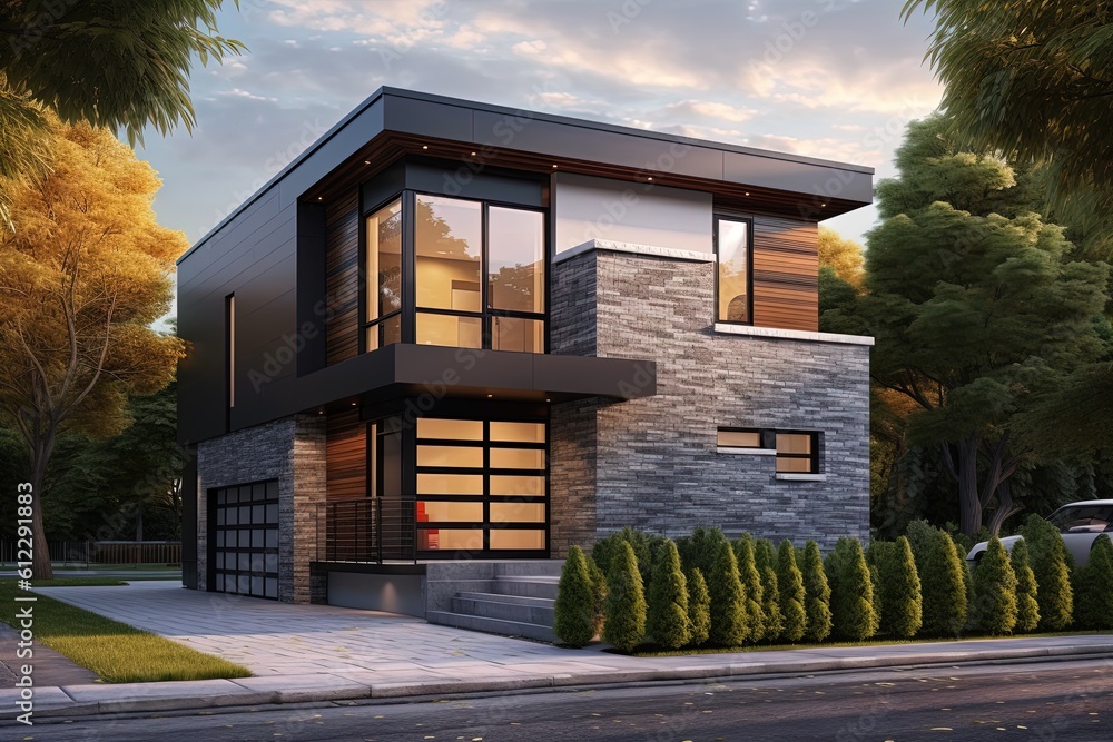 Innovative Layout and Striking Design: A Single-Car Garage Dwelling ...
