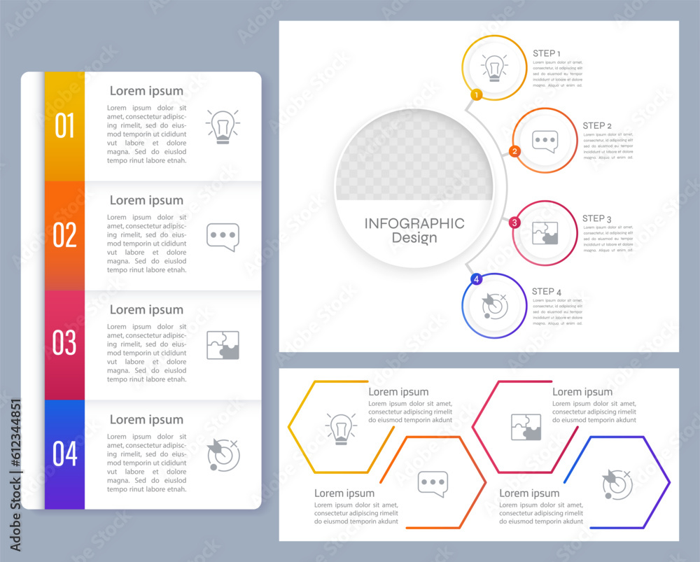 Teamwork infographic chart design template set. Editable infochart with ...