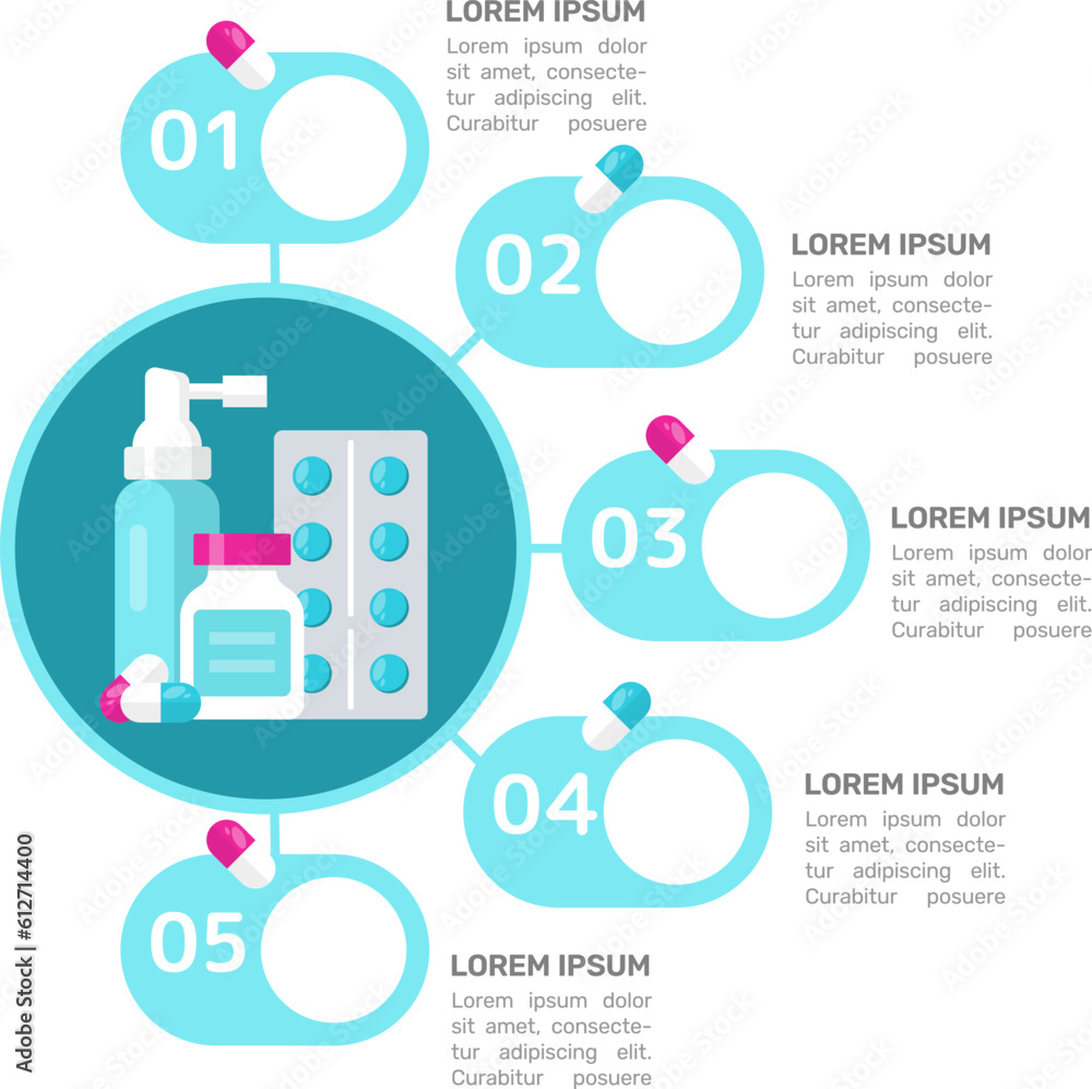 Medicine infographic chart design template. Health care. Medical ...