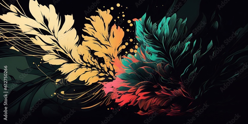 Graphical curve of waves Aggressive dynamism and energy of summer ...