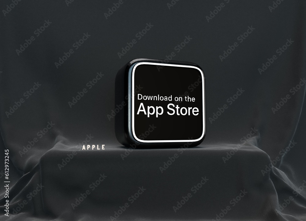 apple, App Store, It is a visual design. - Social Media Background ...