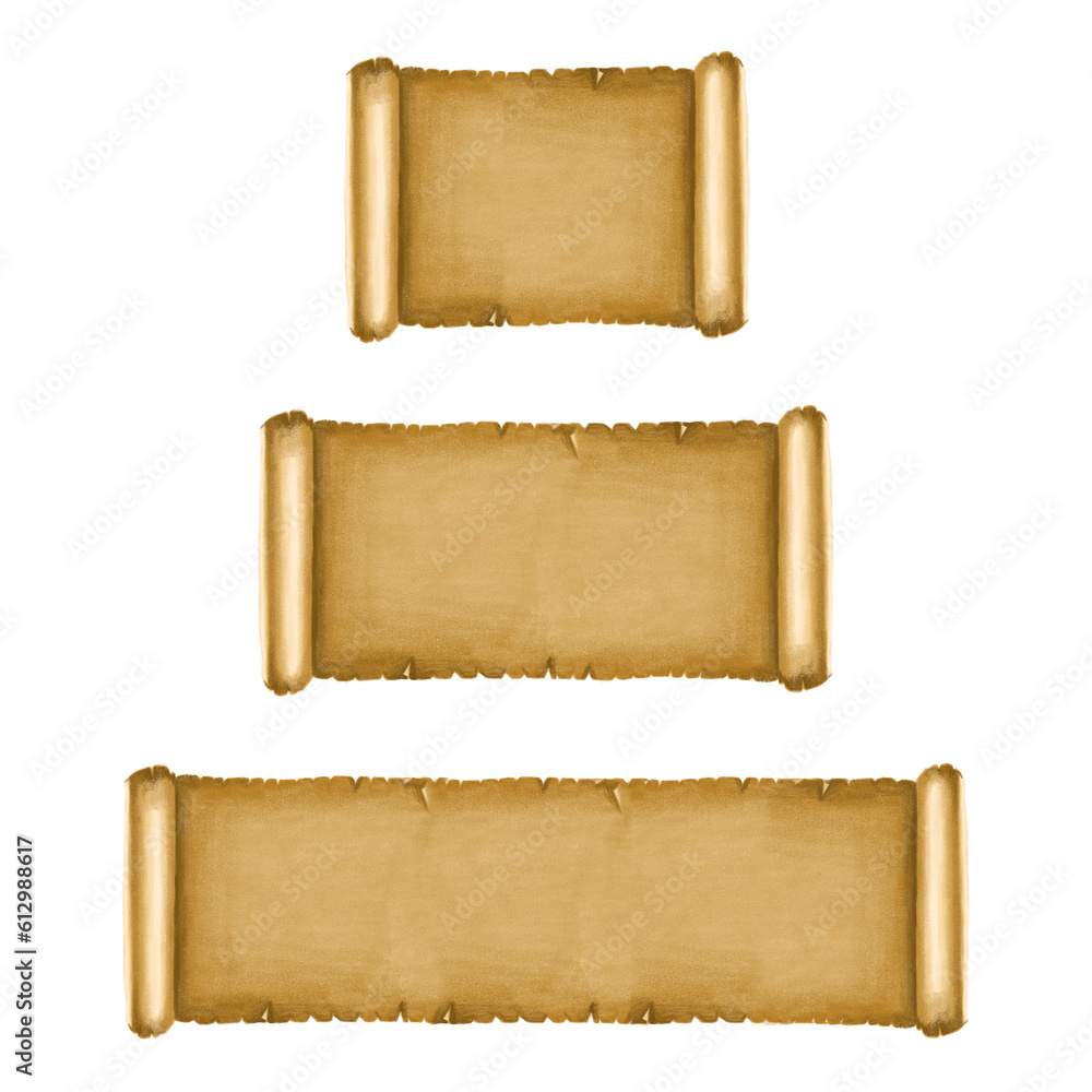 set of old paper banners Stock Illustration | Adobe Stock