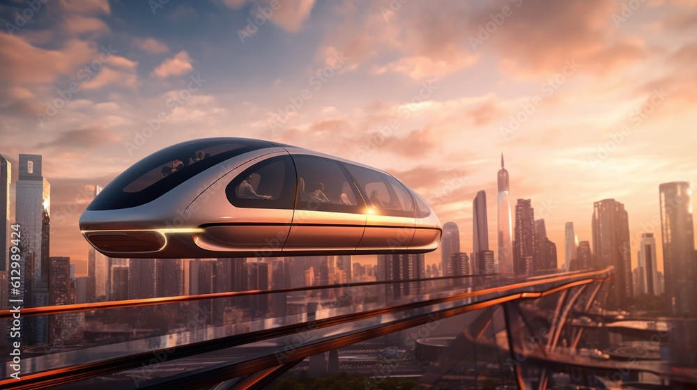 Concept for a revolutionary mode of transportation, such as a flying ...