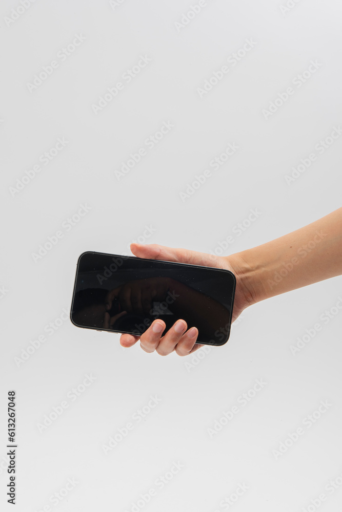 La tecnología en tu mano: Imagen premium de una mano sosteniendo un ...