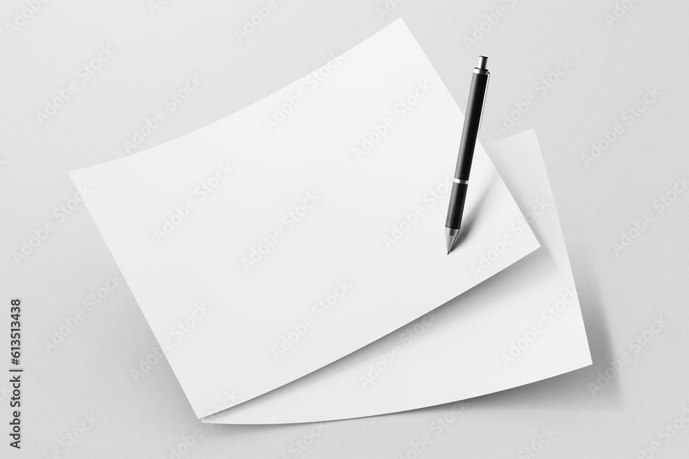 two clean minimalist a4 horizontal achievement award blank certificate ...