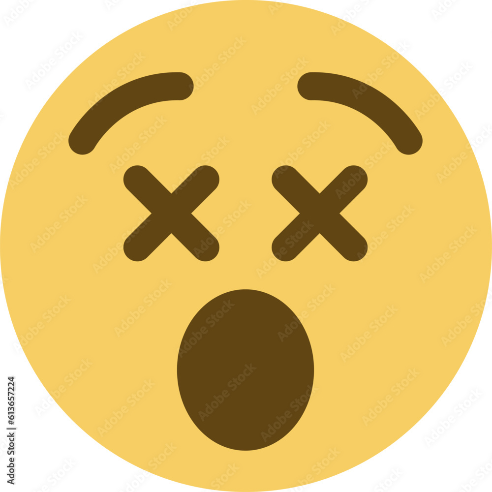 Stock-Vektorgrafik „Top quality emoticon. Exhausted emoji. Tired ... Stock-Vektorgrafik „Top quality emoticon. Exhausted emoji. Tired ...