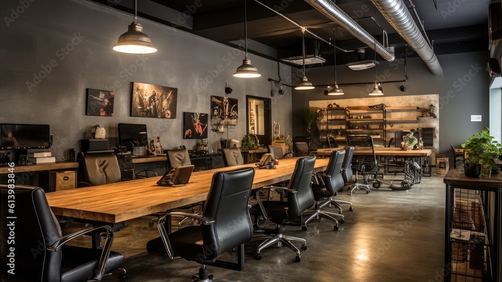 Inspiring office interior design Industrial style Corporate Office with ...