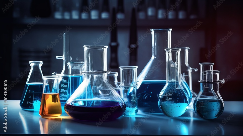 Exploring Laboratory Research: Captivating Scientific Glassware for ...