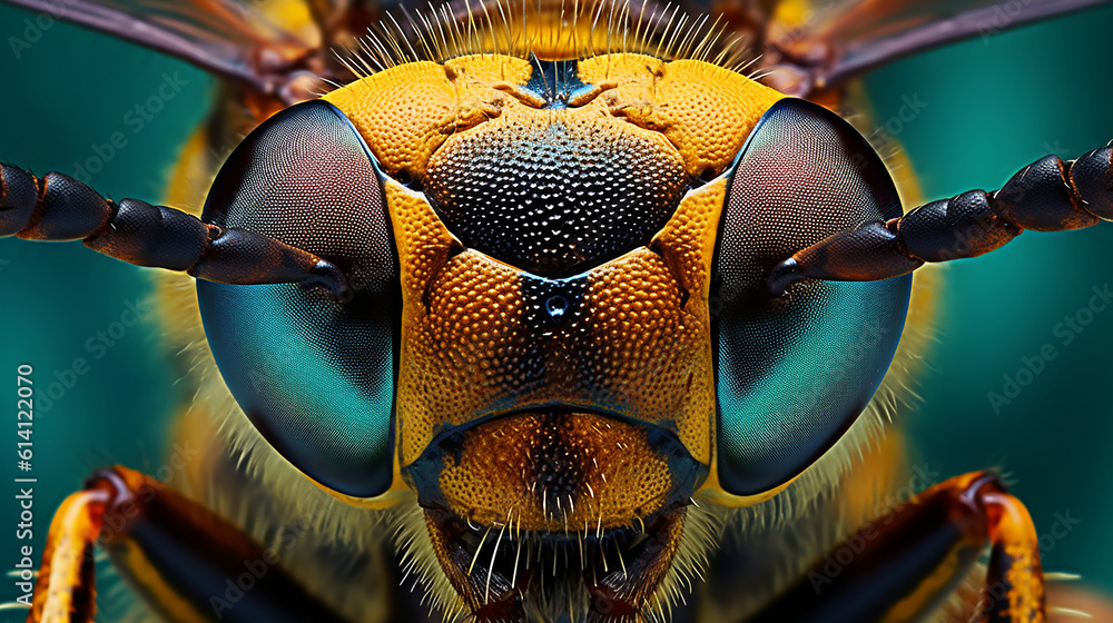 Generative AI. Insect Eyes: Explore the mesmerizing patterns and colors ...