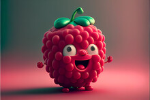 Raspberry Fruit, Cartoon, Cut Out Free Stock Photo - Public Domain Pictures