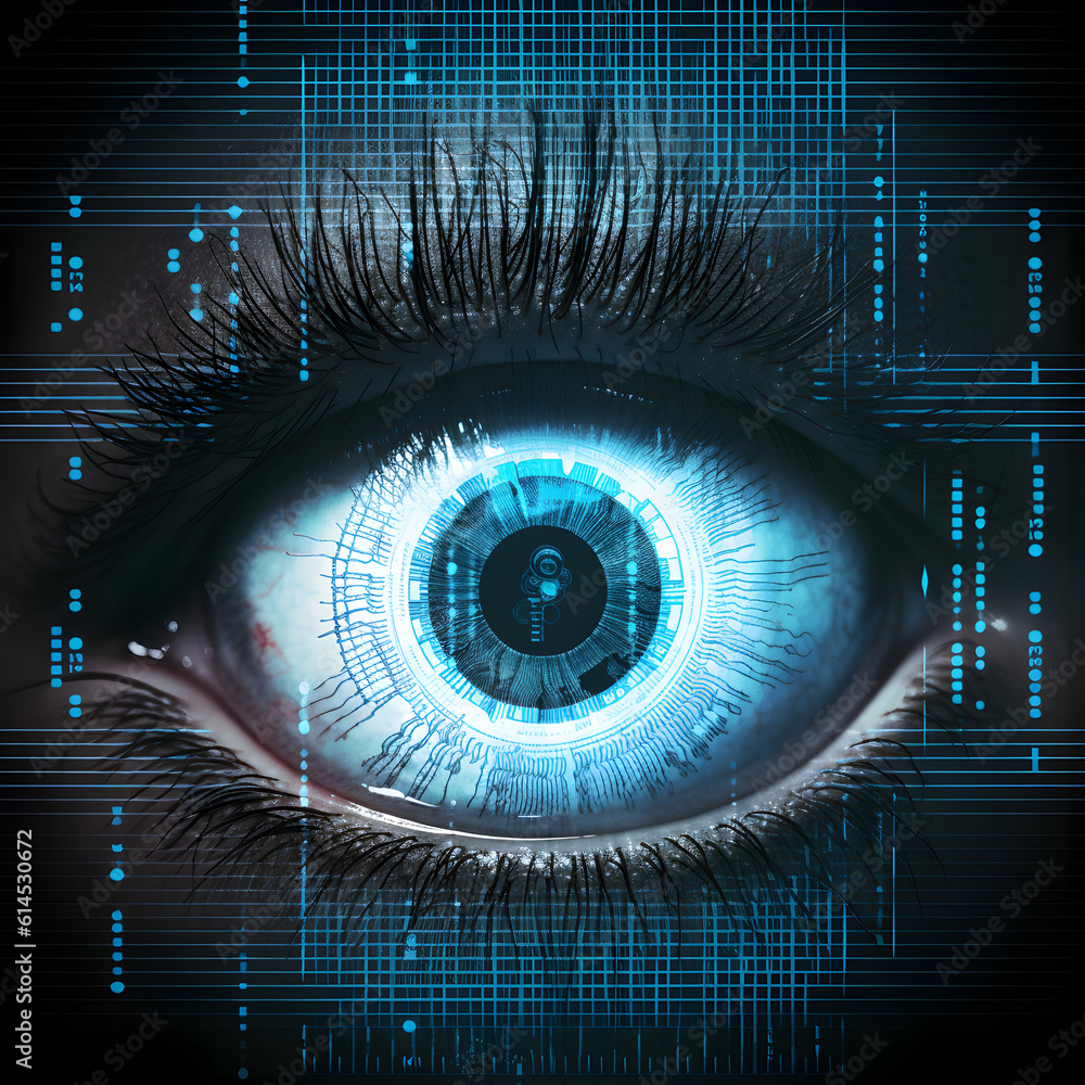 Artificial Intelligence eye scan, the Future of identification and ...