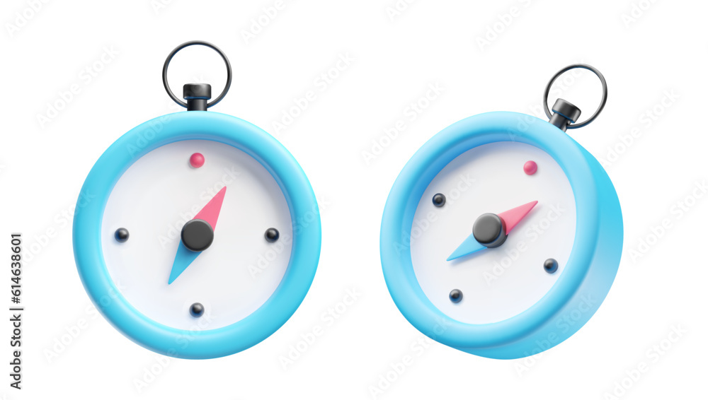 Compass tool, navigation and orientation equipment device 3d realistic ...