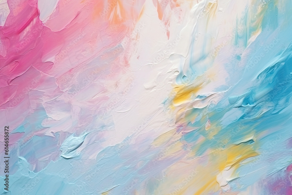 A premium abstract painting background in pastel colors, serving as a ...