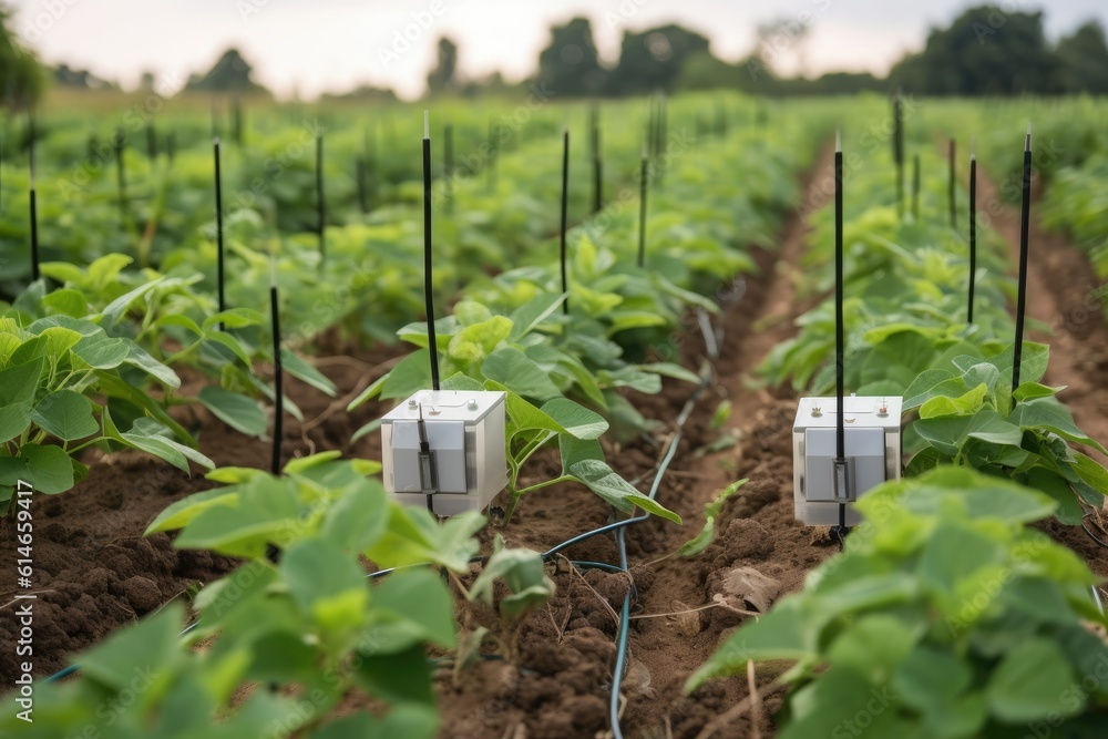 Soil and Crop Sensing. Plant Watering Alarm Sensor Detector. Detectors ...