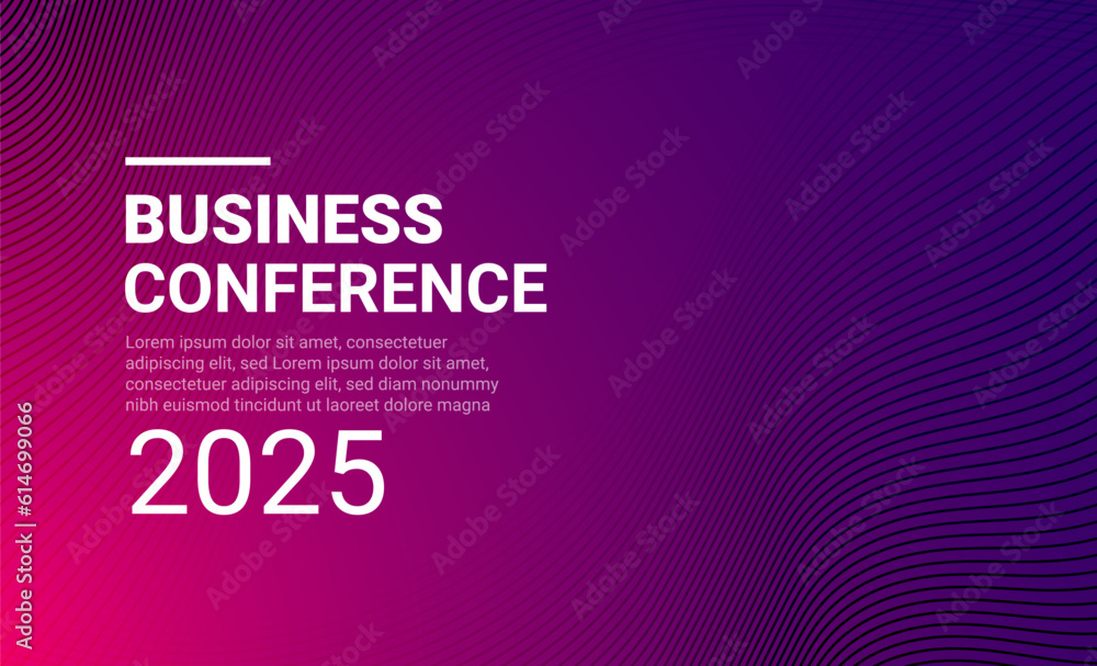 Abstract business conference design template science. Flyer poster ...