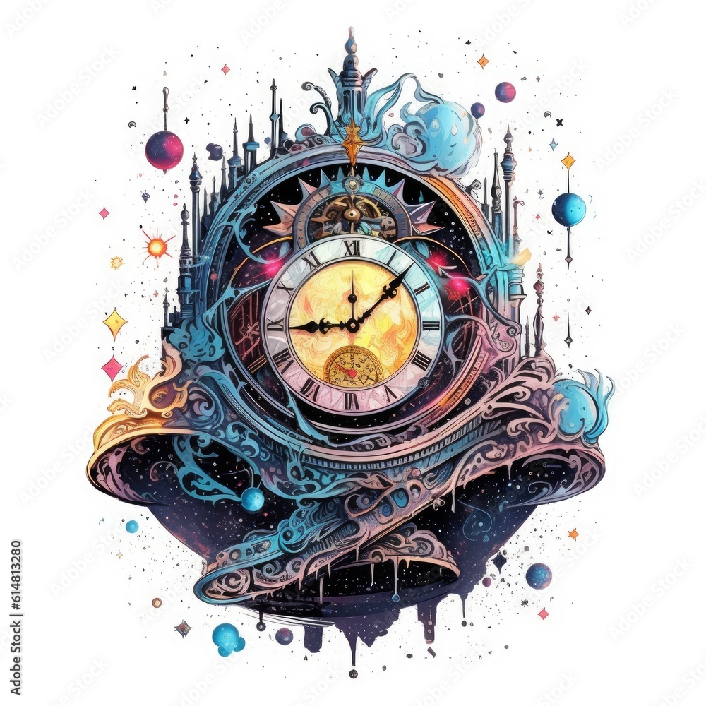 Stock-Illustration „watercolor illustration, clipart, cute abstract art ...