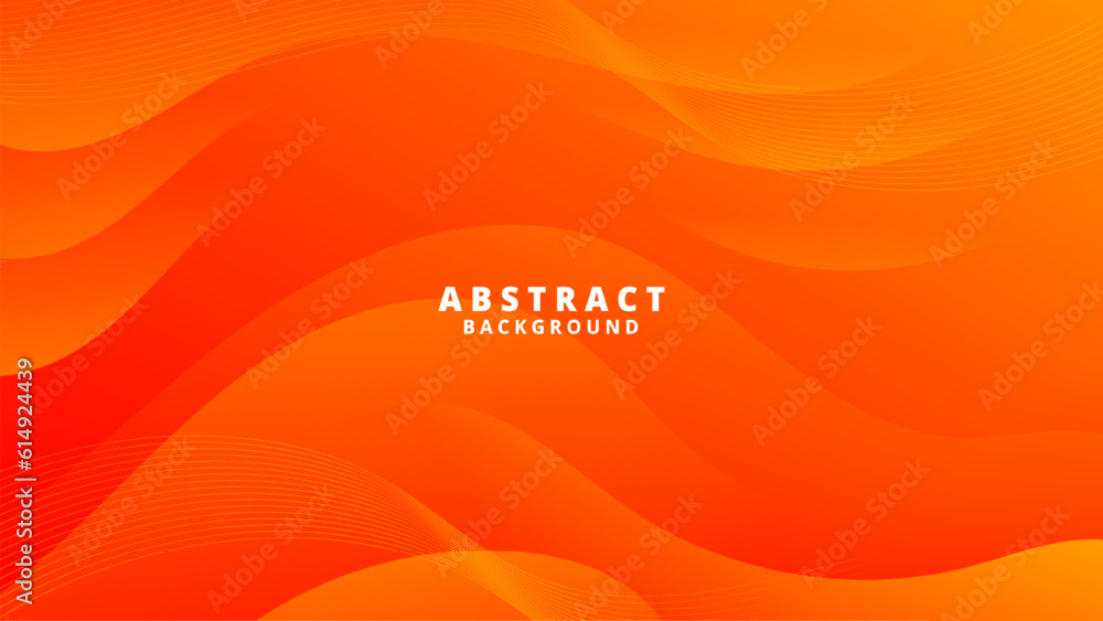 Abstract Orange liquid background. Modern background design. gradient ...